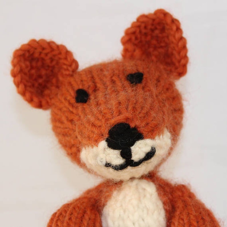 FIVE Knitting Patterns US for Rebecca Rabbit, Freddie Fox, Leonard Lion ...