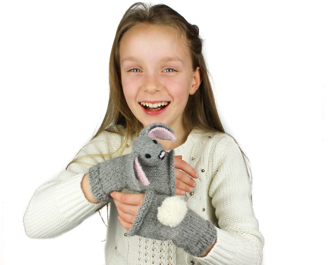 Knitting Pattern (US): Rebecca Rabbit Mittens, 3 Patterns - Wrist ...