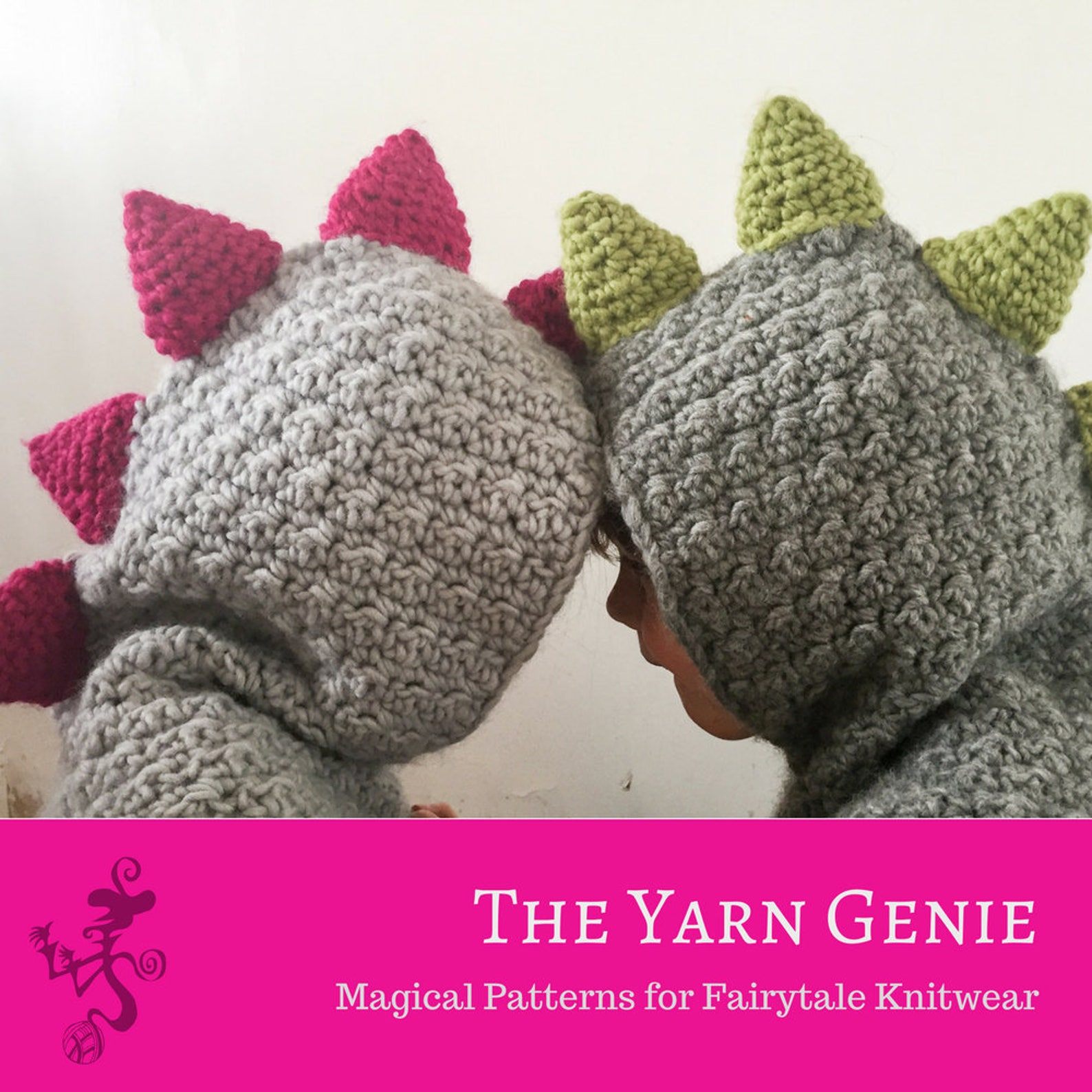 Dinosaur Hood Crochet Pattern (UK) • Dinosaur Cowl • Dragon Hood ...