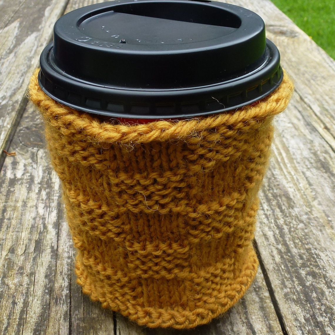 Coffee Cozy Knitting Pattern Knit Coffee Cozy Knitted Cup Cosy | Etsy UK