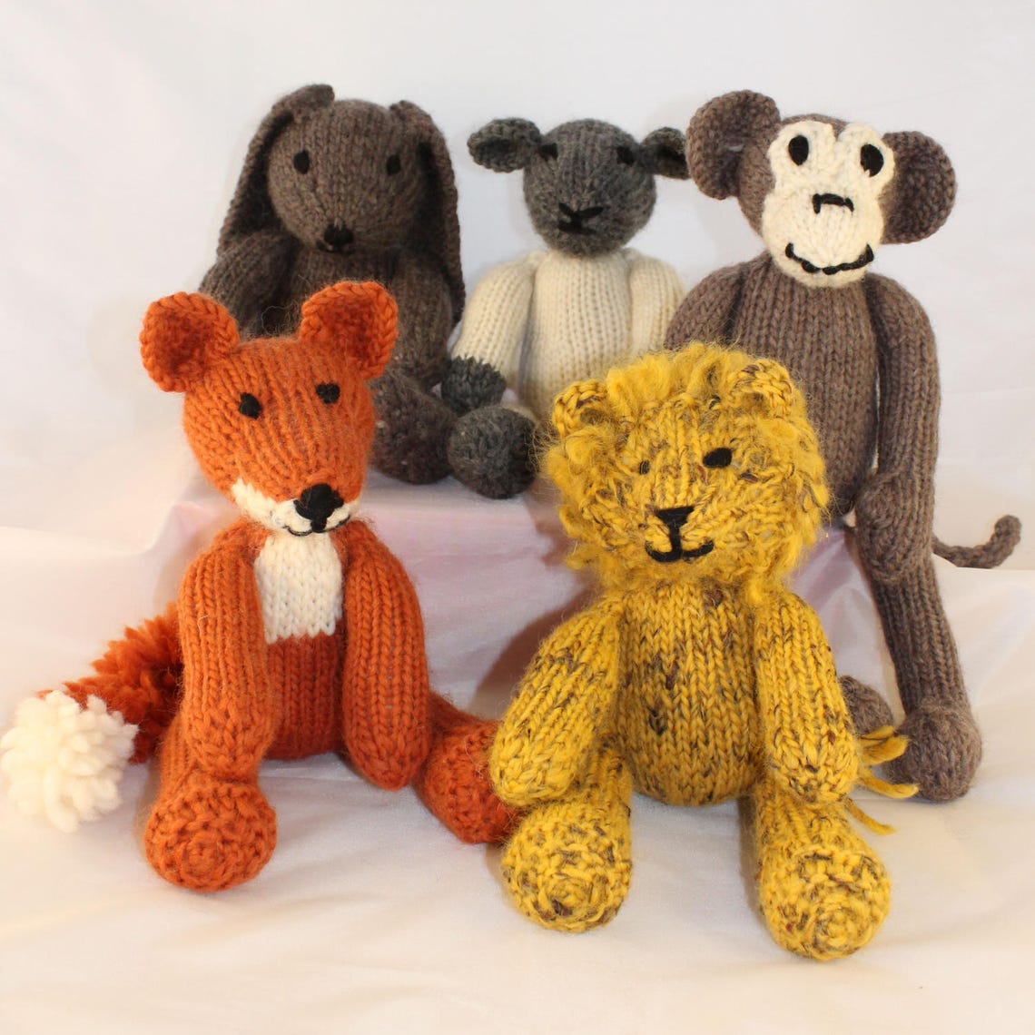Knitting Pattern US for Mischief Monkey Knitted Monkey Toy. Monkey ...