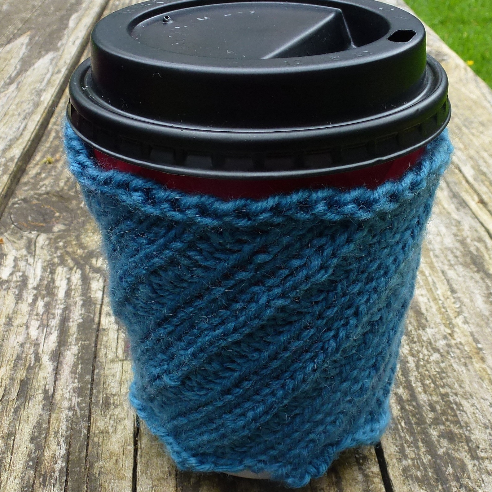 Coffee Cozy Knitting Pattern Knit Coffee Cozy Knitted Cup Cosy - Etsy