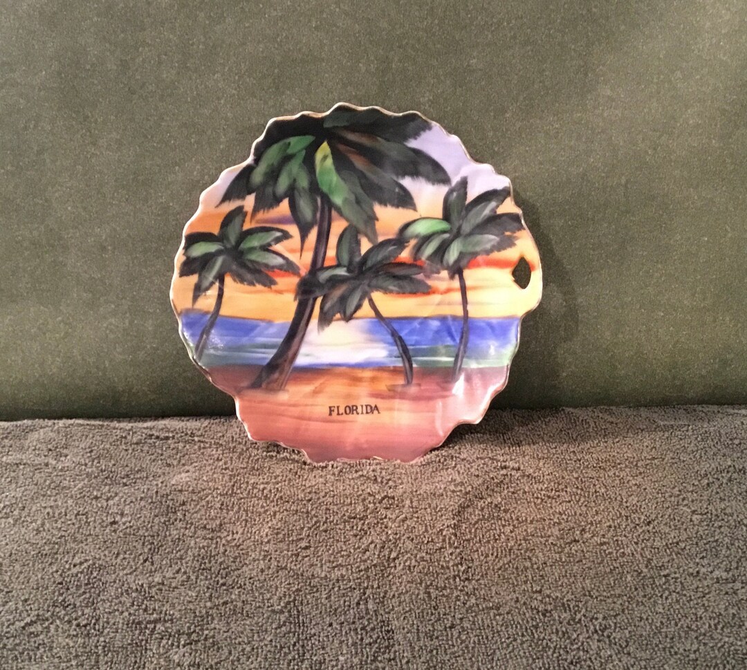 Sphinx New York Made in Japan Florida Souvenir Plate - Etsy