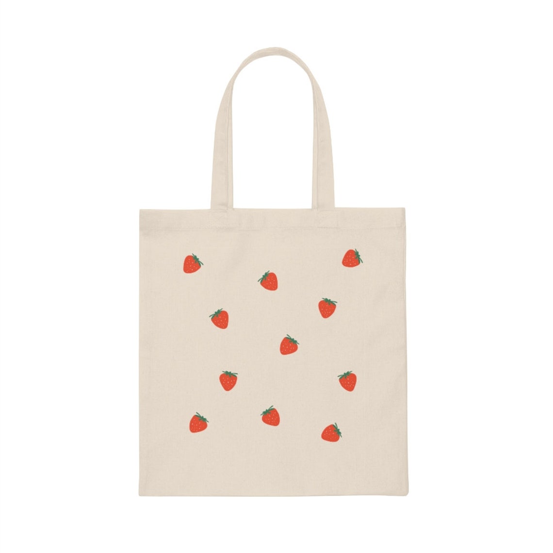 Strawberry Tote Bag Cute Tote Bag Strawberry Bag Plant Tote Aesthetic ...