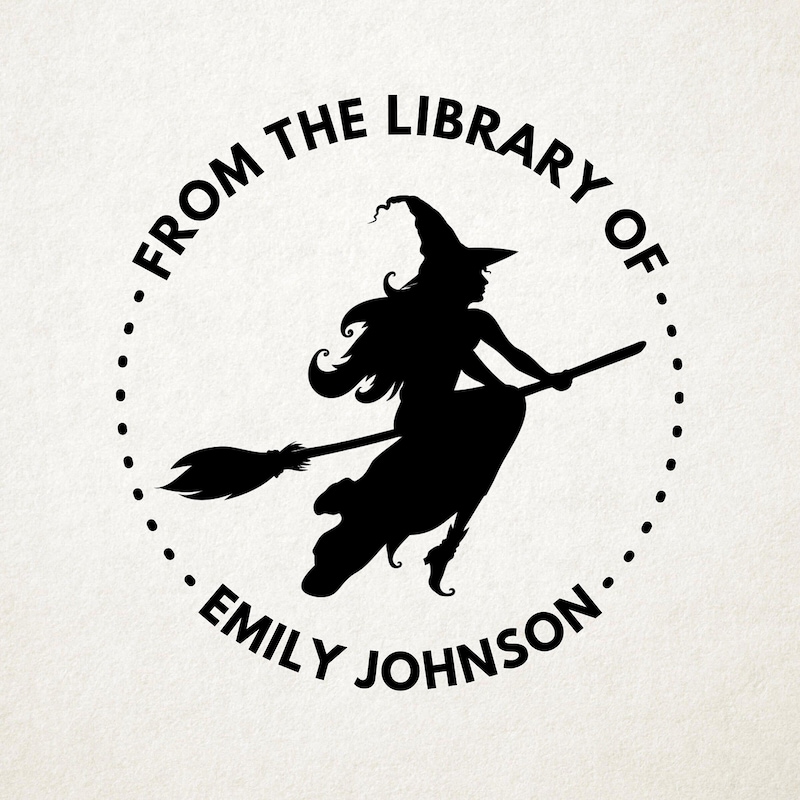 Witch Stamp - Etsy