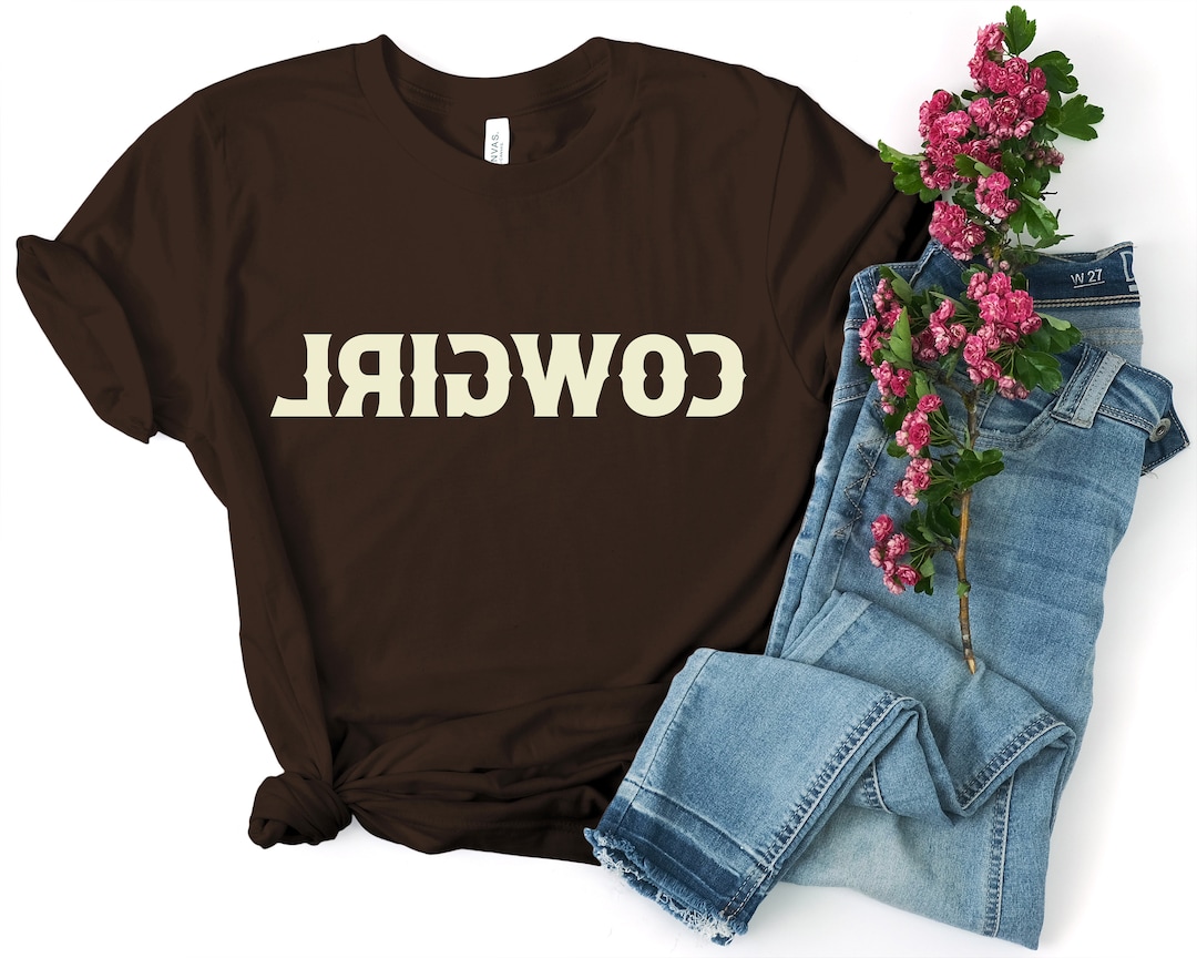 Camisa de vaquera inversa, camiseta de vaquera inversa divertida ...