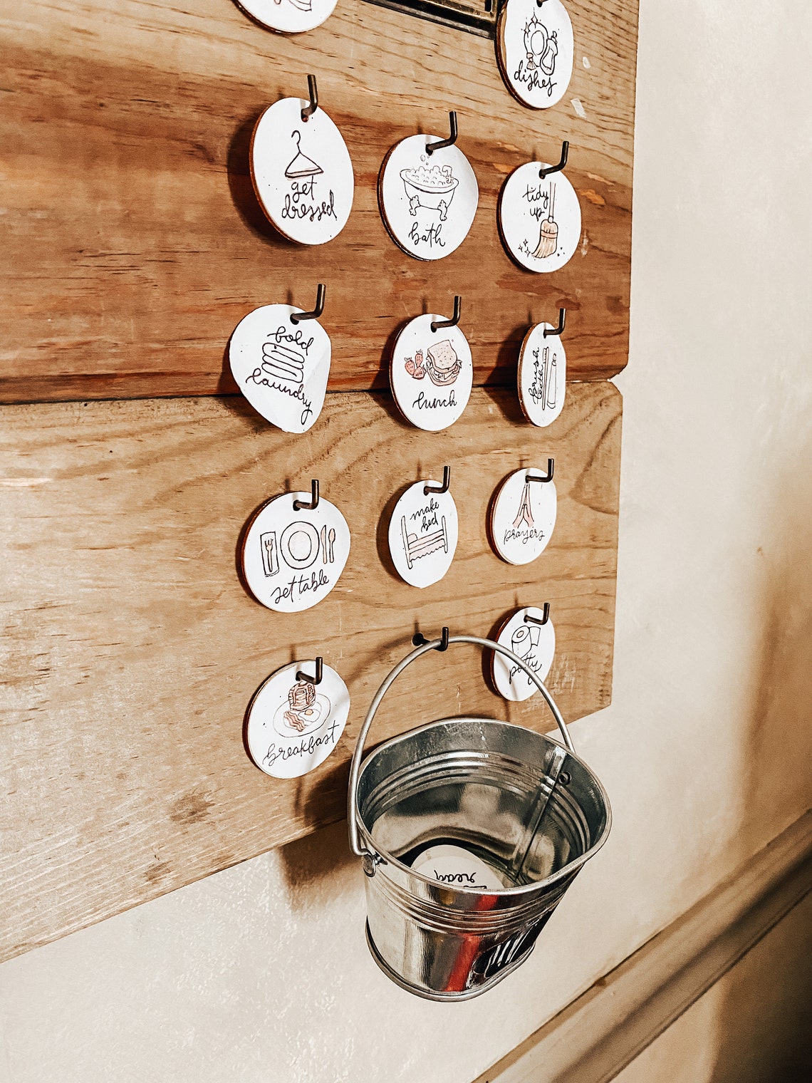 Chore Chart Cards to Schedule Daily Routine for Kids | Etsy