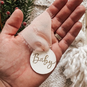 Hand Lettered Gold Stocking Name Tags | Hand Painted Gold on White With ...