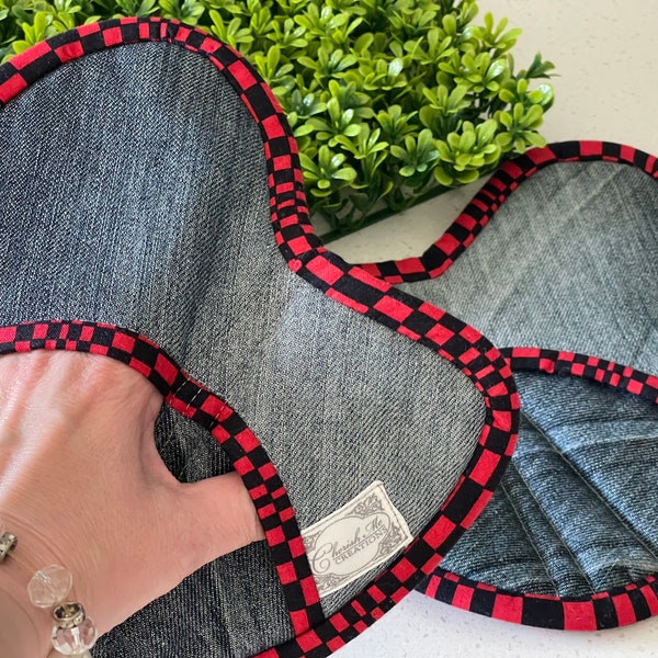 Denim Pot Holders - Etsy