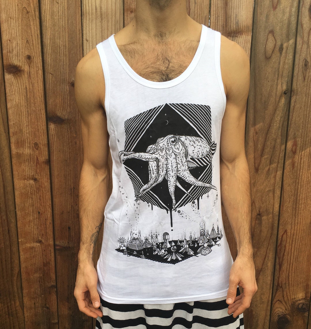 The Pharaoh Cuttlefish Unisex Bamboo & Organic Cotton Tank Top ...