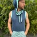 The Portal Tank - Organic Cotton Unisex Geometric Sleeveless Hoodie ...