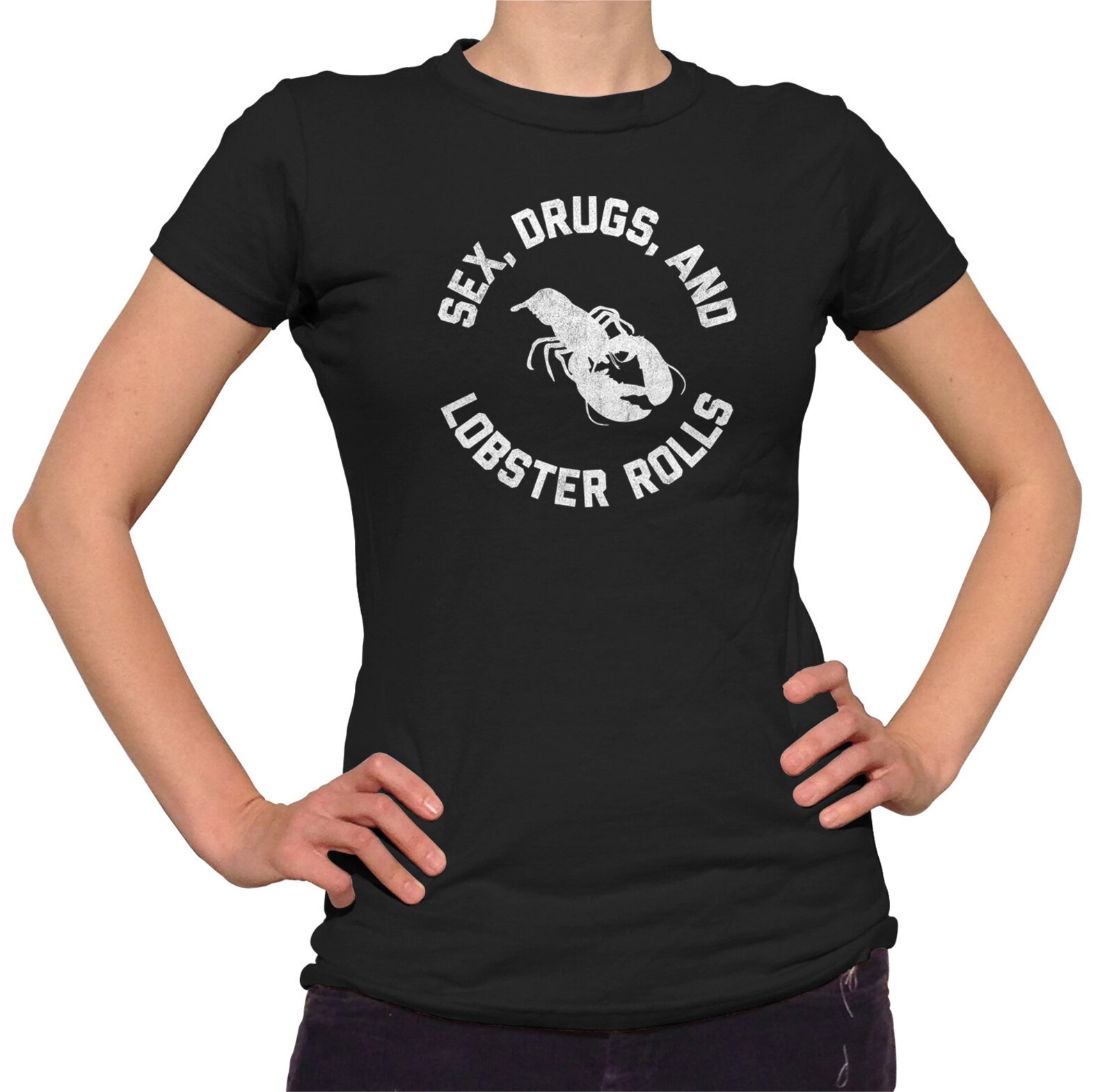 Sex Drugs And Lobster Rolls T Shirt Mens And Ladies Sizes Etsy Canada 