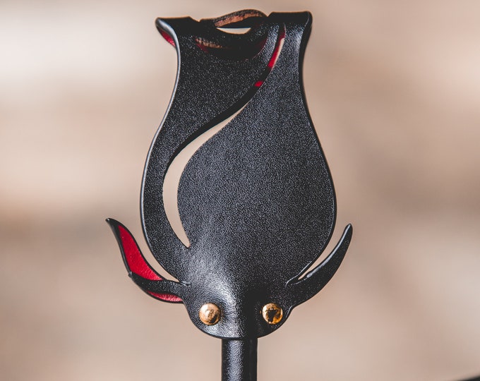 Luxury Hand-crafted Italian Leather Rose-shaped Whip Riding - Etsy