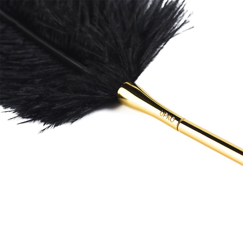 Black Ostrich Feather Tickler - Etsy