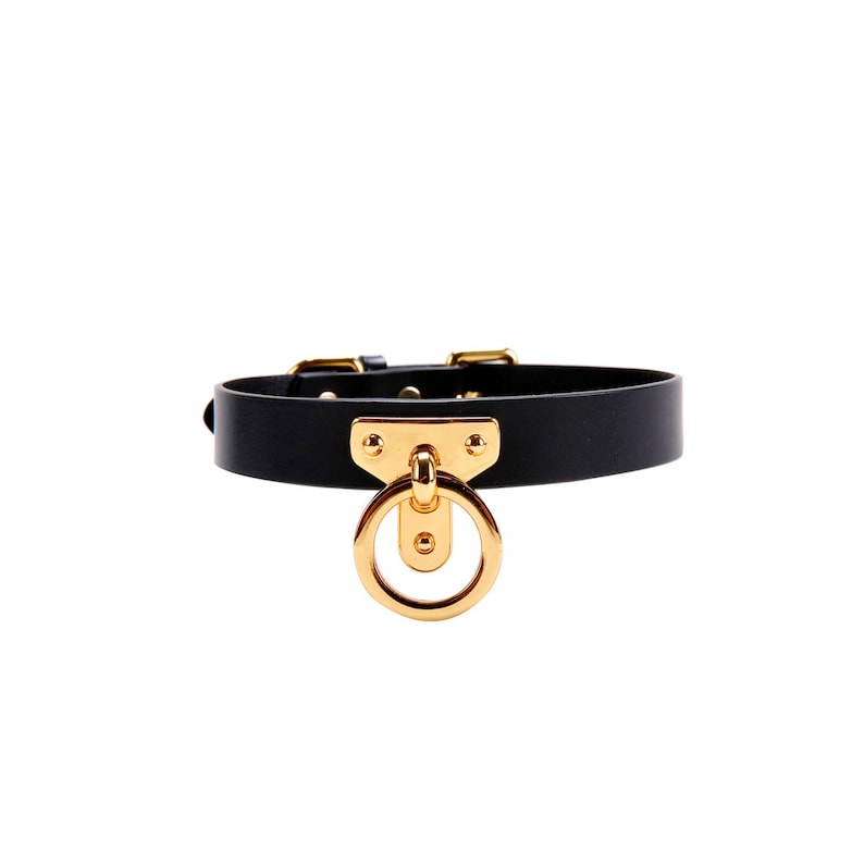 Luxury Hand-crafted Italian Leather Collar - Etsy