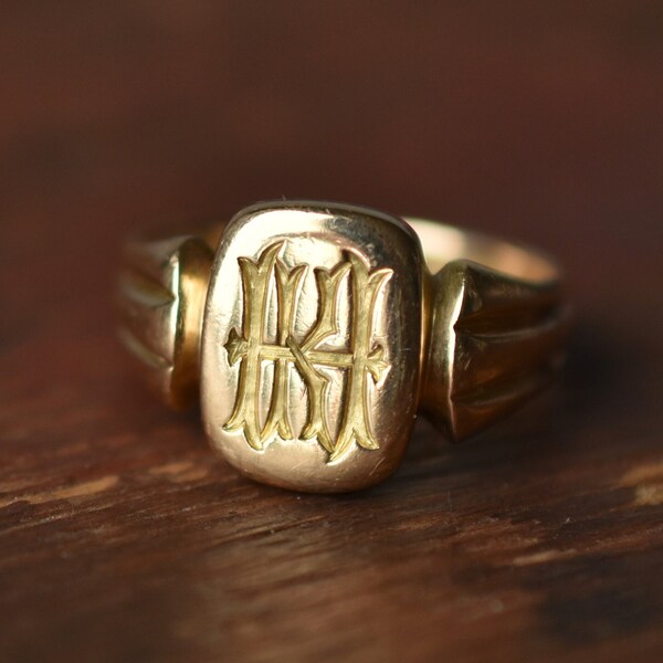 Antique Signet Ring - Etsy