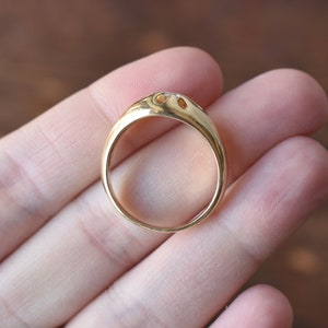 1980s 14K Vintage Artcarved Belcher Mounting .30 Carat Diamond ...