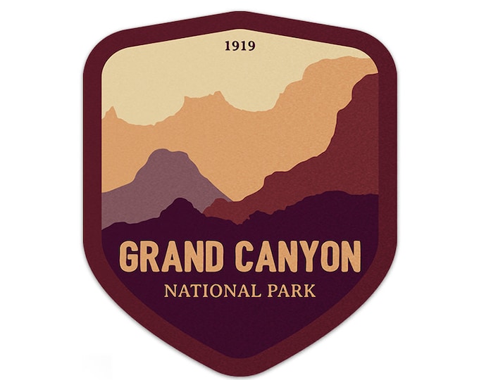 Grand Canyon National Park Sticker Car Bumper Decal - Etsy