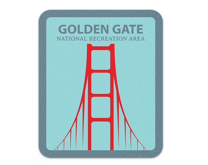 Golden Gate National Recreation Area Sticker National Park Sticker ...