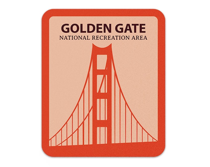 Golden Gate National Recreation Area Sticker National Park - Etsy