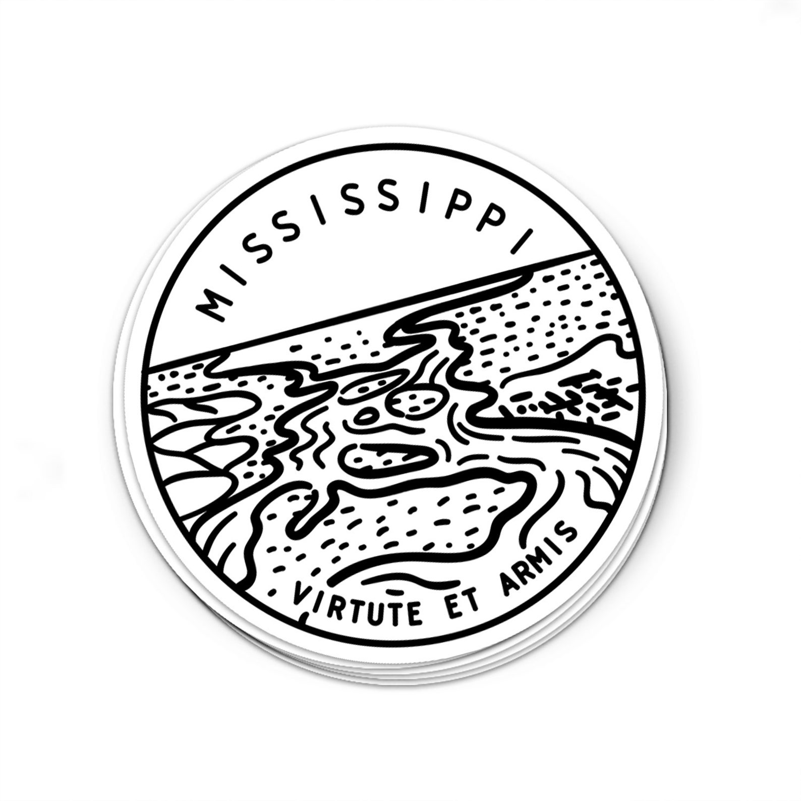 Mississippi Sticker Mississippi Decal Multiple Sizes | Etsy