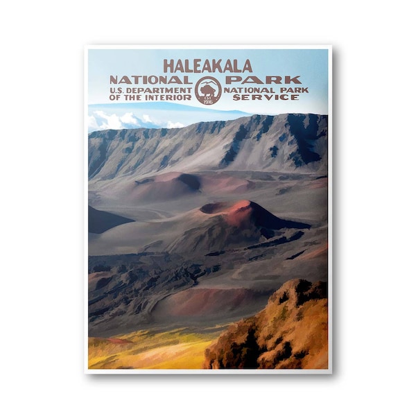 Haleakalā National Park Poster - Etsy