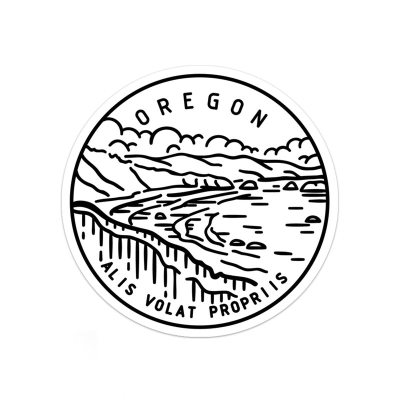 Oregon Sticker Oregon Decal Multiple Sizes Bumper - Etsy