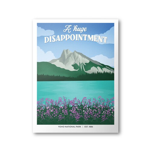Banff National Park Poster Subpar Parks Poster - Etsy