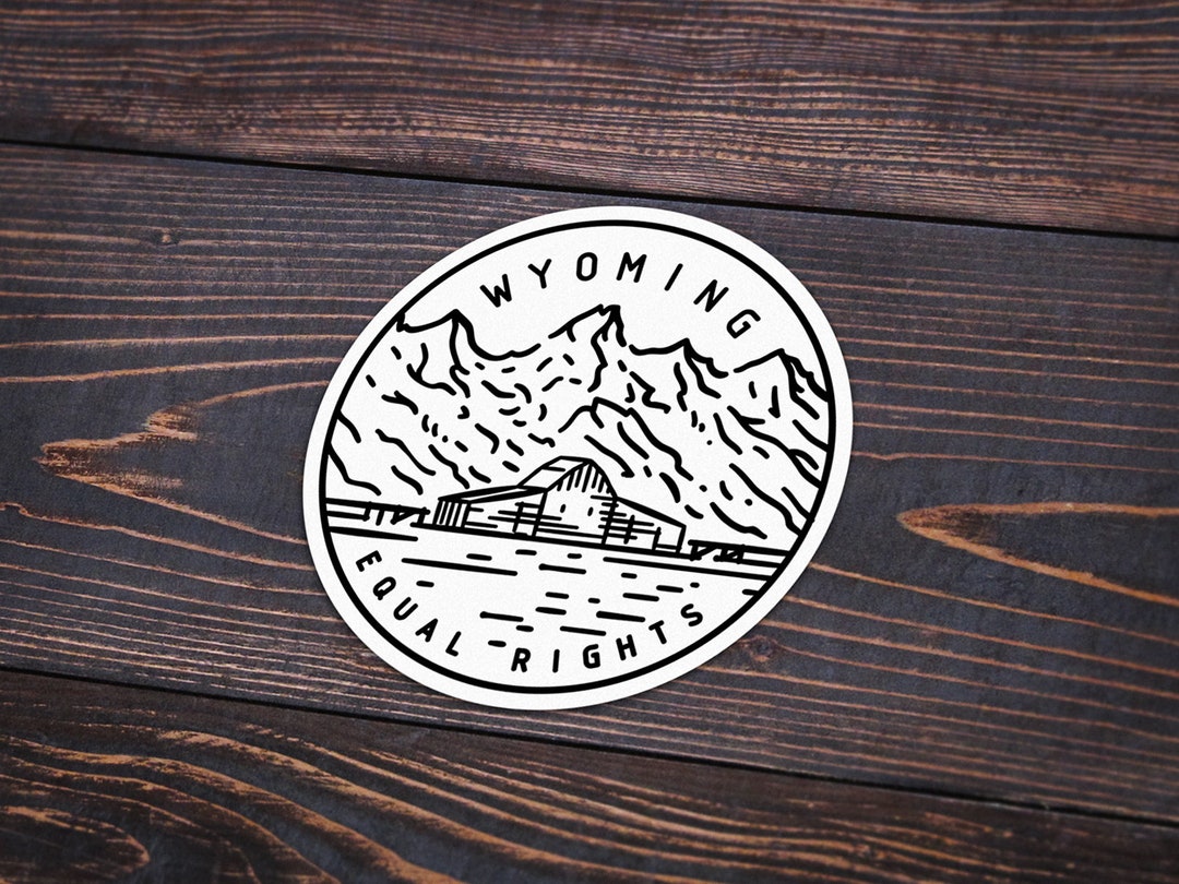 Wyoming Sticker | Wyoming Decal | Multiple Sizes | Bumper Sticker ...