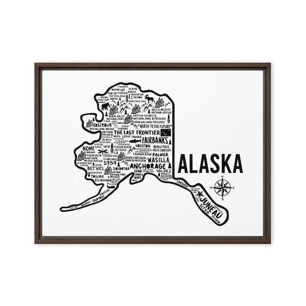 Framed Alaska Art - Etsy