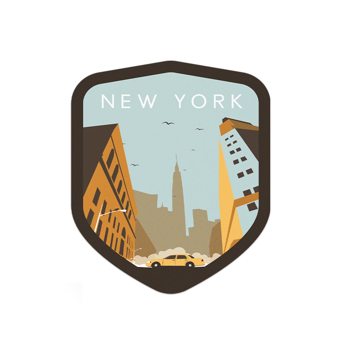 New York Sticker | Travel Sticker | Travel Decal | Multiple Sizes ...
