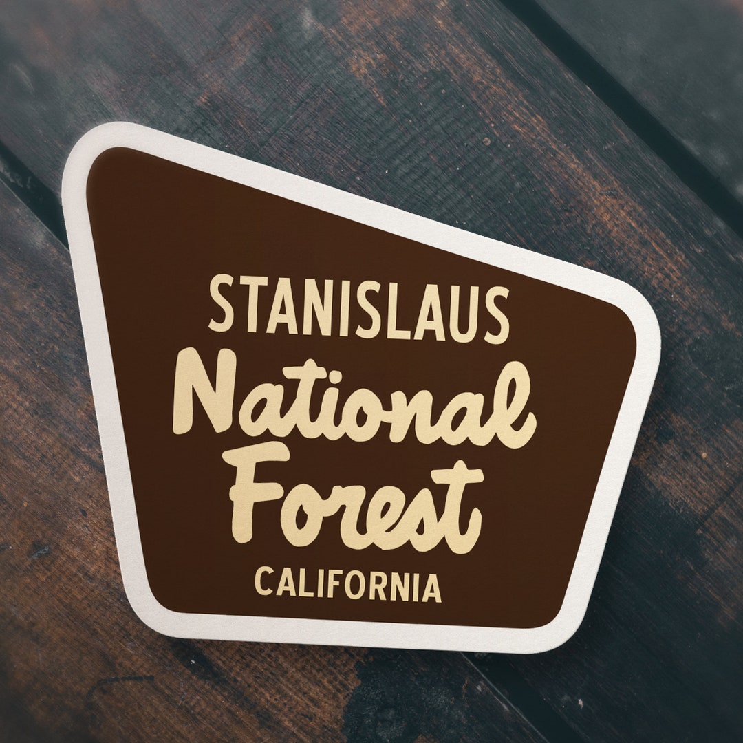 Stanislaus National Forest Sticker | Bumper Sticker | Water Bottle ...