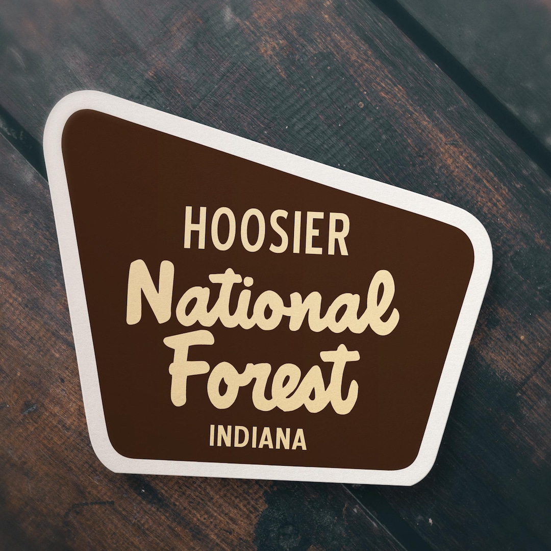 Hoosier National Forest Sticker | Bumper Sticker | Water Bottle ...