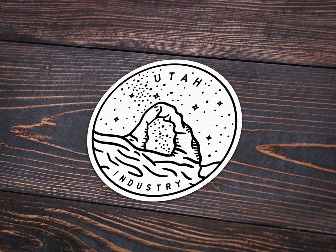 Utah Sticker | Utah Decal | Multiple Sizes | Bumper Sticker | Water ...