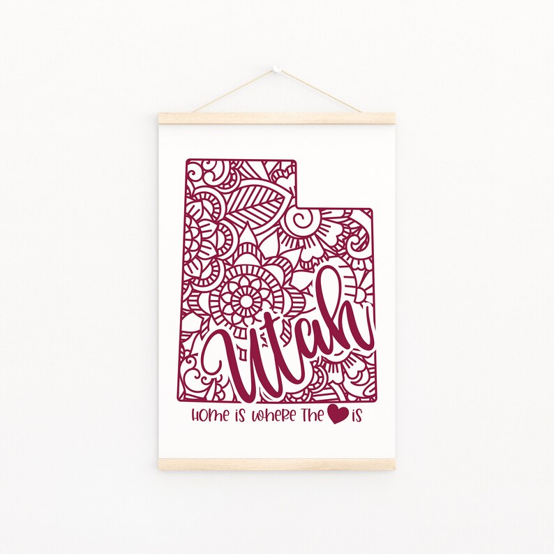 Oregon Poster Minimalist State Poster Wall Art State - Etsy