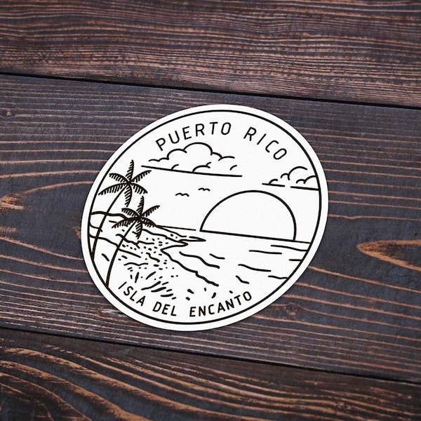 Puerto Rico Stickers - Etsy