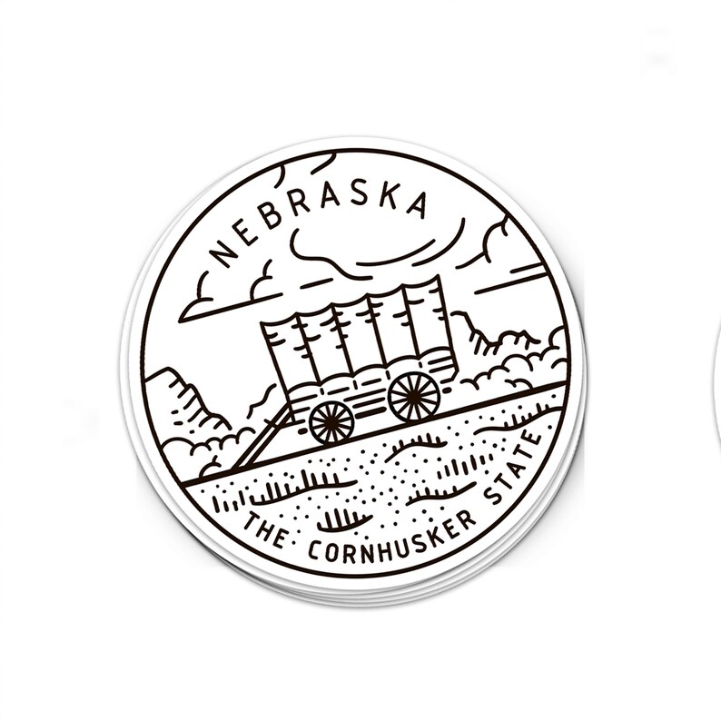 Nebraska Sticker Nebraska Decal Multiple Sizes Available | Etsy