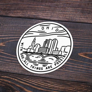 Ohio Sticker | Ohio Decal | Multiple Sizes | Bumper Sticker | Water ...