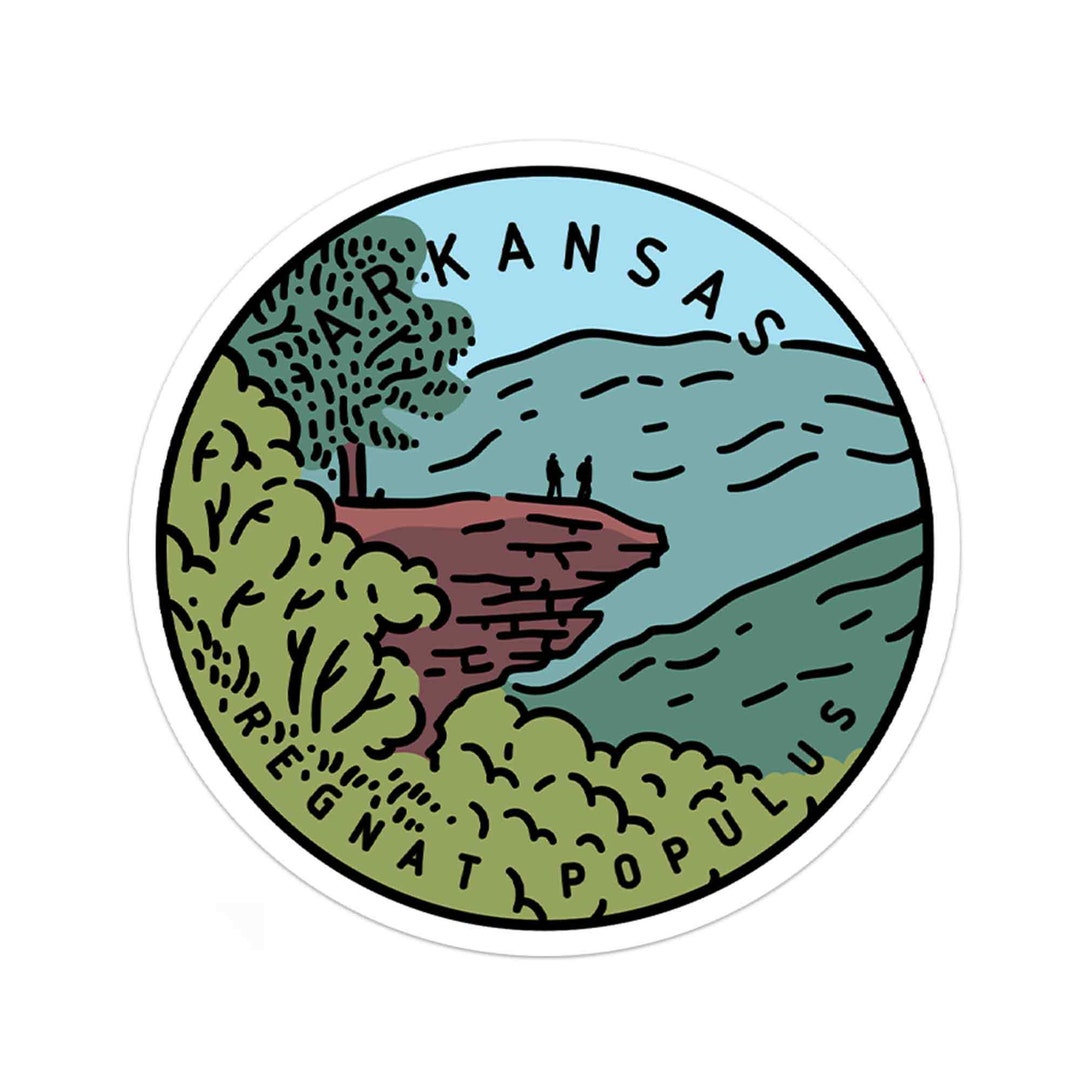 Arkansas Sticker | Arkansas Decal | Multiple Sizes | Bumper Sticker ...
