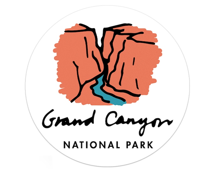 Grand Canyon National Park Sticker Car Bumper Decal - Etsy