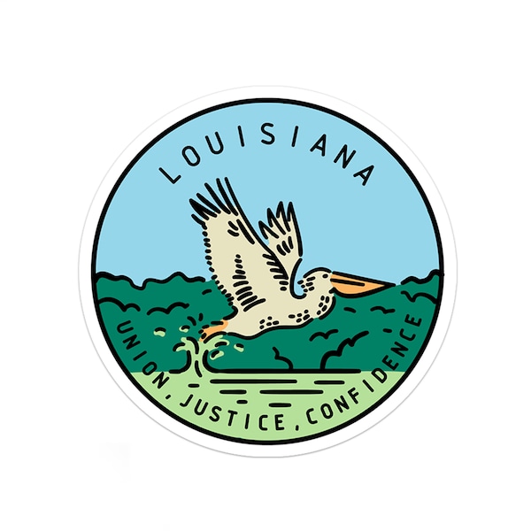 Louisiana Decal - Etsy