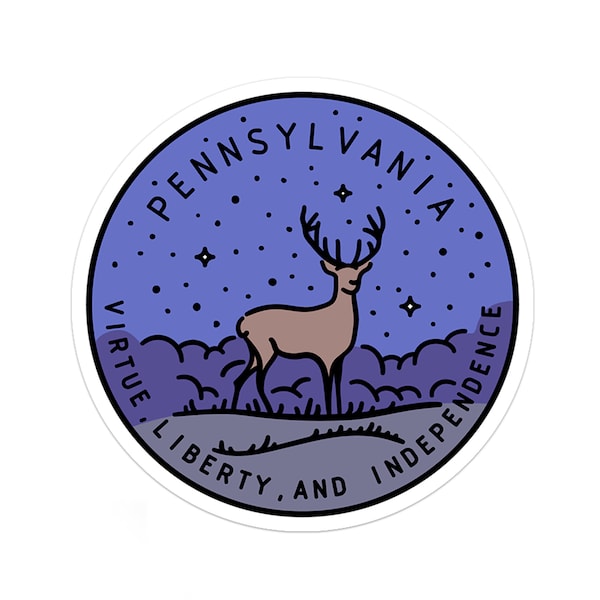 Pennsylvania Decal - Etsy
