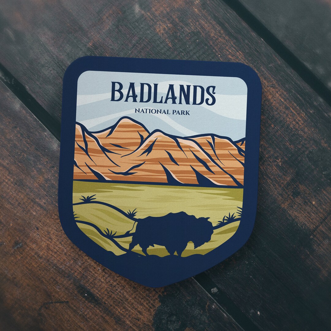 Badlands National Park Sticker | Multiple Sizes | Bumper Sticker ...