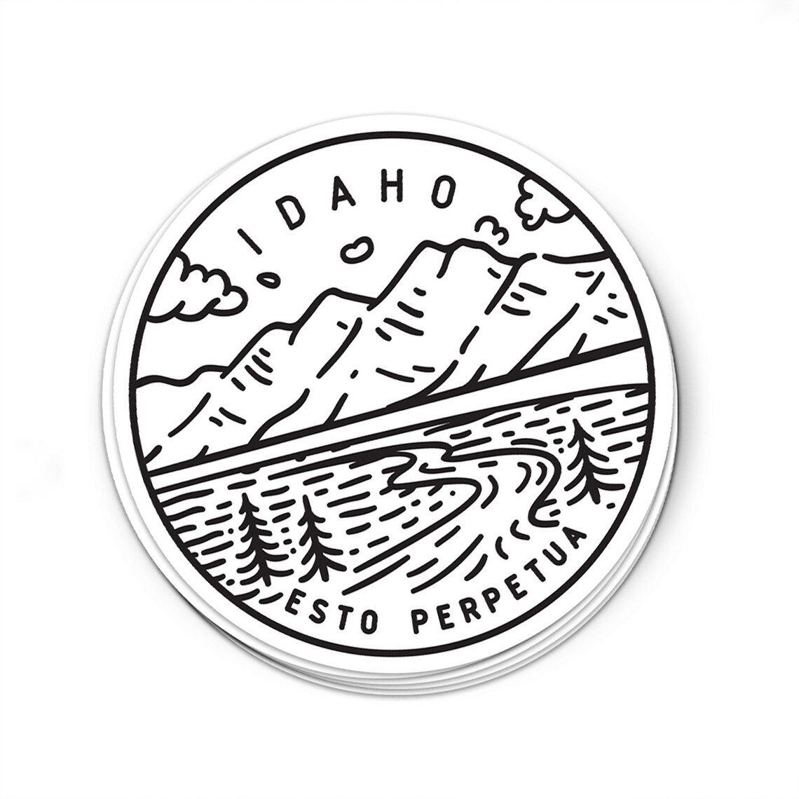Idaho Sticker | Idaho Decal | Multiple Sizes | Bumper Sticker | Water ...