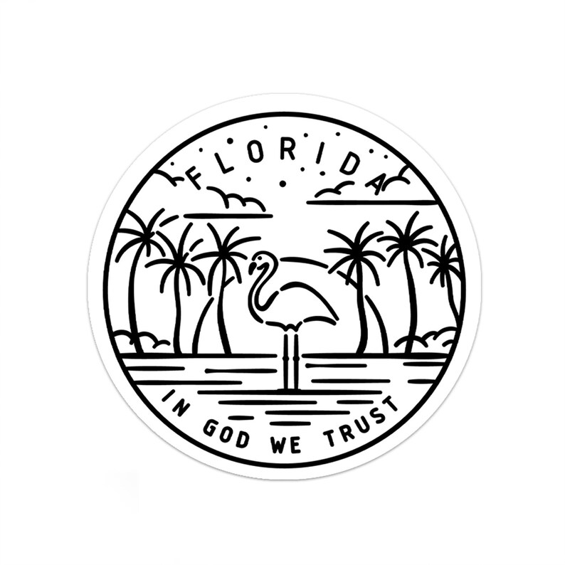 Florida Sticker Florida Decal Multiple Sizes Bumper - Etsy