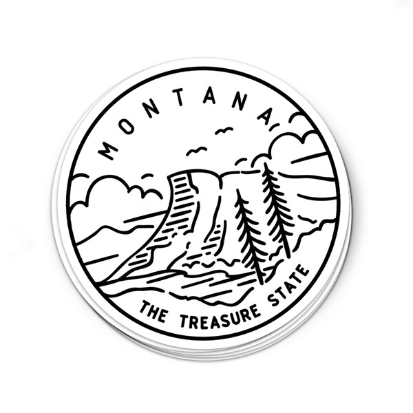 Montana Sticker - Etsy