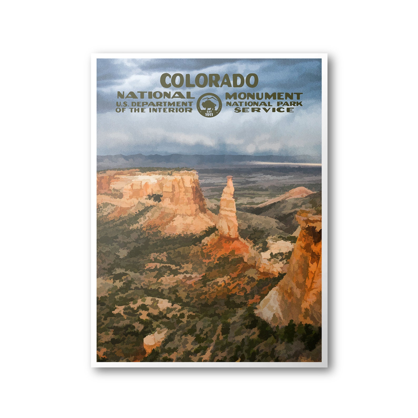 Colorado National Monument Poster - Etsy