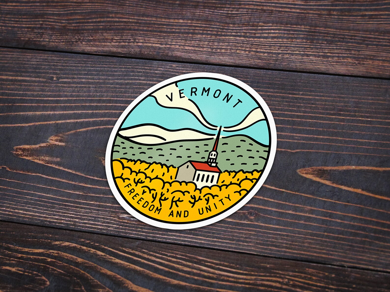 Vermont Sticker | Vermont Decal | Multiple Sizes | Bumper Sticker ...