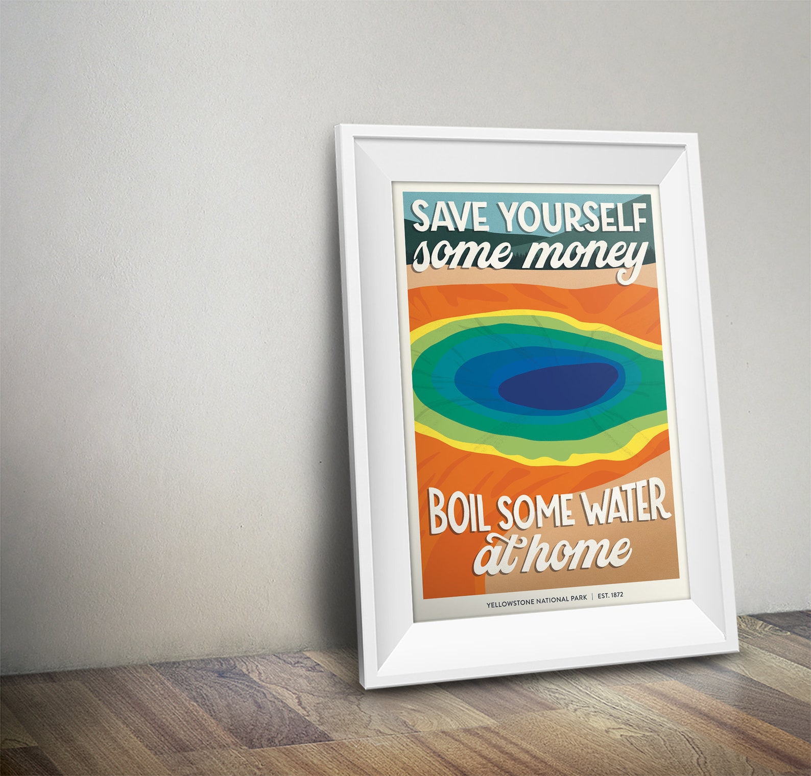 Yellowstone National Park Poster | Subpar Parks Poster - Etsy