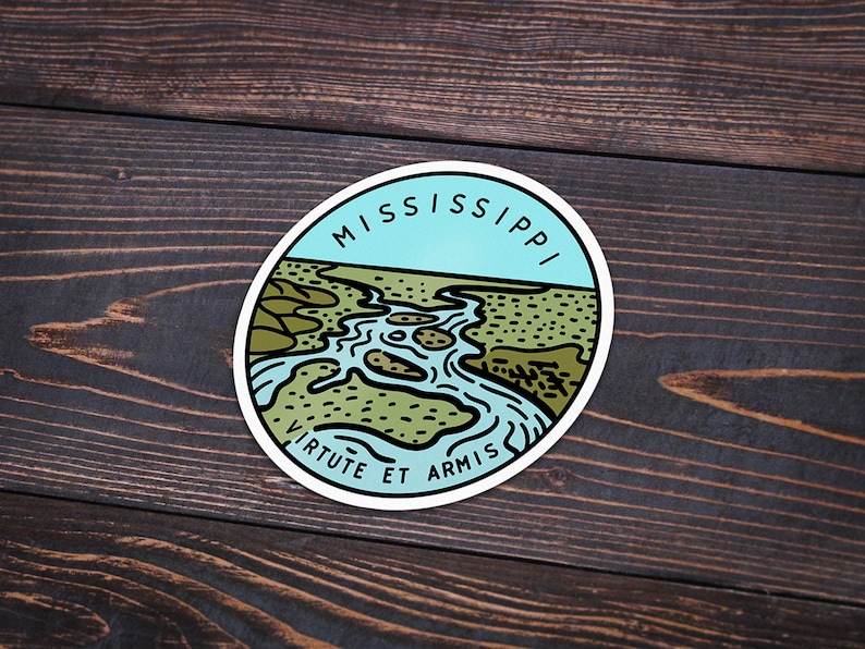Mississippi Sticker | Mississippi Decal | Multiple Sizes | Bumper ...